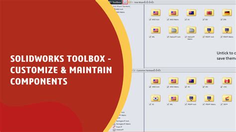 Customize And Maintain Components With Solidworks Toolbox