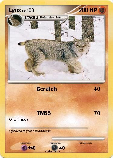 Pokémon Lynx 66 66 Scratch My Pokemon Card