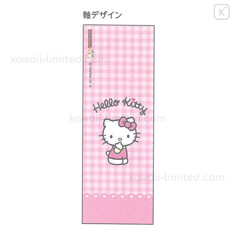 Japan Sanrio Ballpoint Pen Hello Kitty Gingham Pink Kawaii Limited