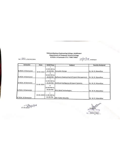 Btech Vi Sem Ct2 Pdf