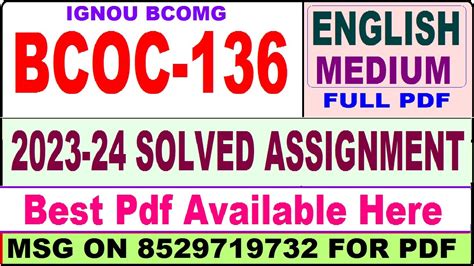Bcoc 136 Solved Assignment 2023 24 Bcoc 136 Solved Assignment 2024