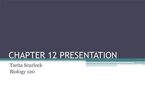 Chapter 12 Presentation Ppt