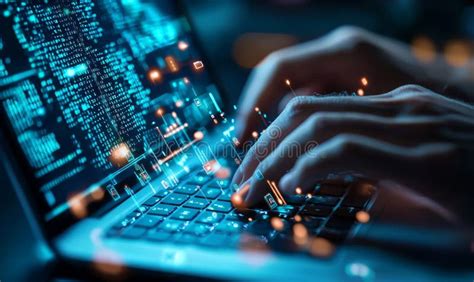 A Coding Programmer Working On A Laptop Circuit Board And Virtual