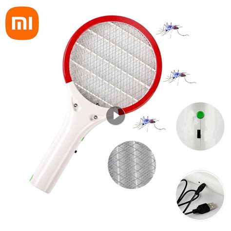 Xiaomi 전기 모기 킬러 플라이 스와터 트랩 Usb 충전식 모기 라켓 곤충 킬러 라이트 버그 Zapper