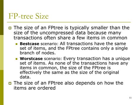 Fp Growth Algorithm Data Mining Data Analystics Ppt