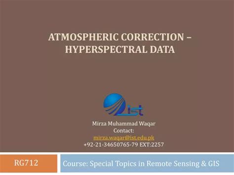 Ppt Atmospheric Correction Hyperspectral Data Powerpoint Presentation Id 2443593