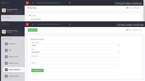 complete institute management system in php mysql campcodes