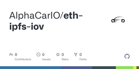 GitHub AlphaCarIO Eth Ipfs Iov
