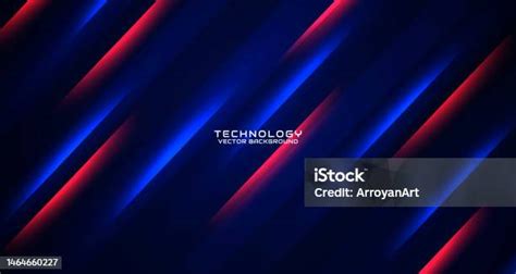 3d 빨강 파랑 테크노 추상적 배경 겹침 레이어는 조명 효과 장식으로 어두운 공간에 겹칩니다 스타일 컨셉이 잘렸습니다 배너