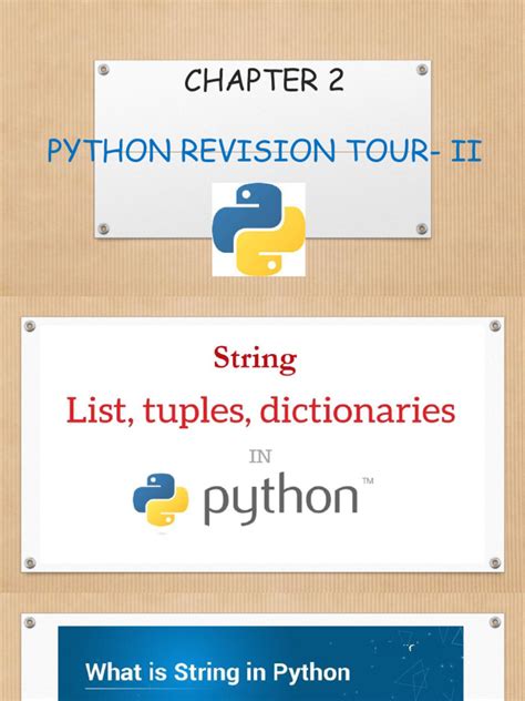 Chapter 2 Python Revision Tour Ii Notes Pdf String Computer Science Letter Case