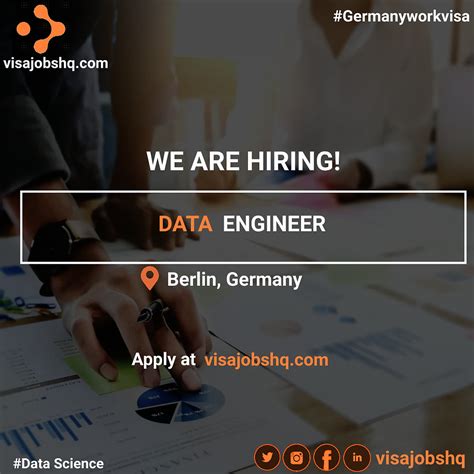 Data Engineer In Berlin Relocate To Germany With Work Visa Sponsorship