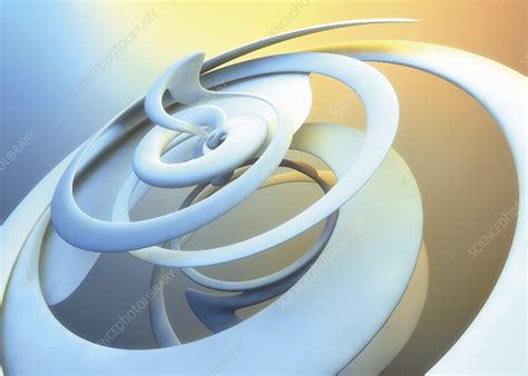 Abstract Swirling Pattern Illustration Stock Image C039 5913 Science Photo Library