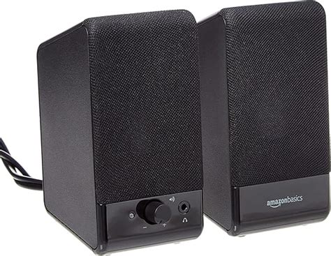 Amazon Basics USB Powered Computer Speakers With Volume Control