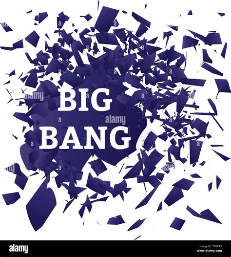 Vector Abstract Slow Motion Explode Broken Glass Particle Element