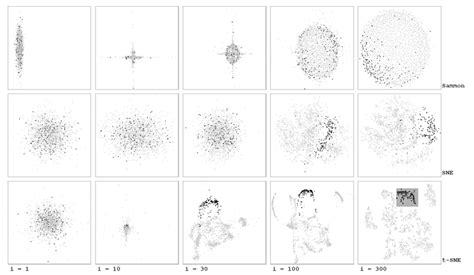 Visual Storytelling Of The Algorithm Of Sm Sne And T Sne Per Row At Download Scientific