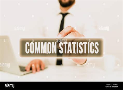 Text Caption Presenting Common Statistics Business Concept Used To