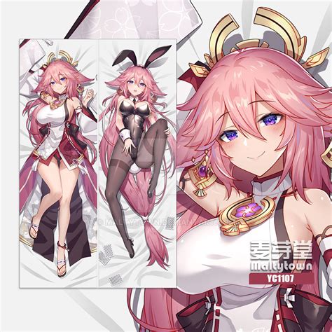 Yae Miko Body Pillow By Maltytown On Deviantart