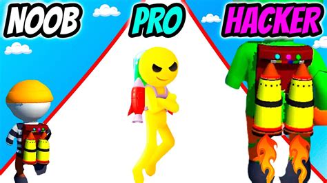 JetPack Run D NOOB Vs PRO Vs HACKER YouTube