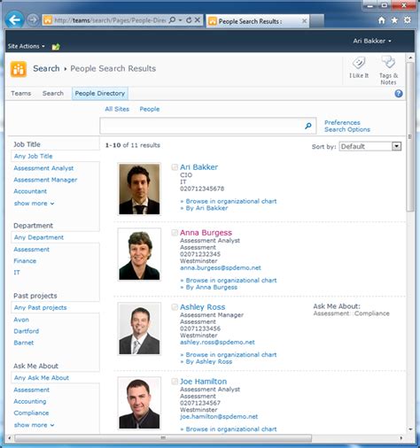 How To Create A Simple Sharepoint 2010 People Directory At Sharepoint