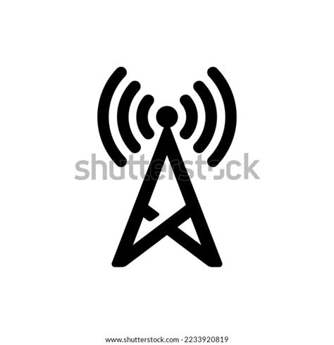 Transmitter Icon Antenna Icon Isolated On Stock Vector Royalty Free 2233920819 Shutterstock