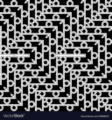 Design Seamless Geometric Zigzag Pattern Vector Image
