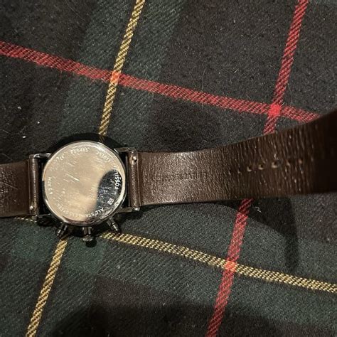 Fossil Black Dial Brown Leather Band Mens Chronograph Watch Fs5485 Watchcharts Marketplace