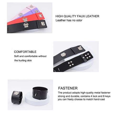 Bdsm Spreader Bar Handcuffs And Ankle Cuffs Restraint Bondage Kit Pink Au