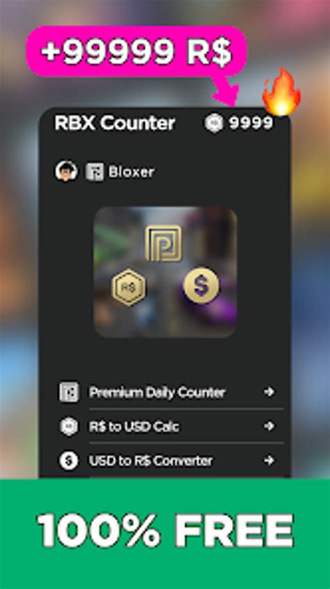 Get Robux Counter Rbx Calc สำหรับ Android ดาวน์โหลด