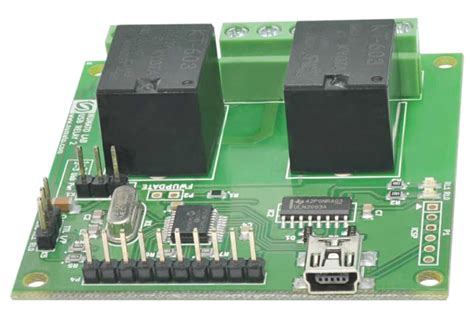 2 Channel USB Relay Module With GPIO And Analog Inputs Numato Lab