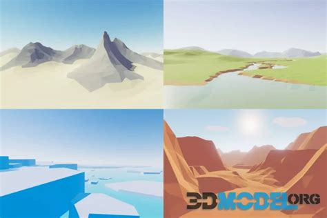 Unity Asset Low Poly Modular Terrain Pack
