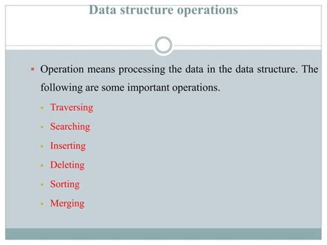 Data Structure Elementary Data Organization