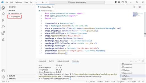 How To Install Spire Presentation For Python On Windows