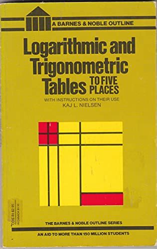 Trigonometric Logarithmic Tables Abebooks
