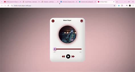 Mohd Shadav On Linkedin Webdevelopment Html Css Javascript Musicplayer Coding Frontend
