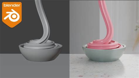 Ice Cream Spiral Effect Animation In Blender Tutorial Youtube