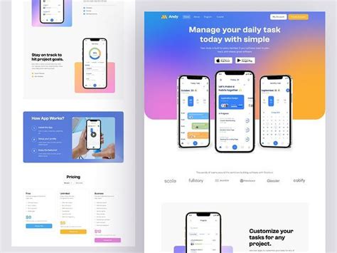 sk nazmul hossain on linkedin mobile app landing page design you can
