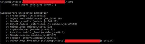 Javascript Getting Error When Adding An Async Function On NodeJS Stack Overflow