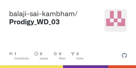 Balaji K On Linkedin Github Balaji Sai Kambhamprodigywd03