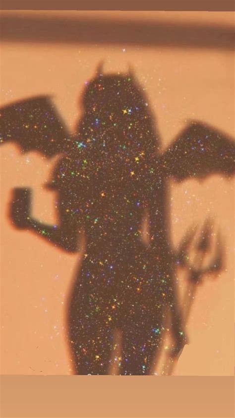 Devil Girl Glitter Photography Pretty Wallpaper Iphone Glitter Pictures