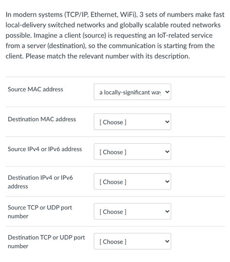 Solved In Modern Systems TCP IP Ethernet WiFi 3 Sets Of Chegg Com