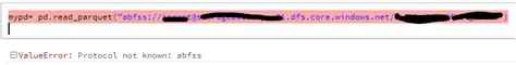 Pyspark Azure Databricks Pandasreadparquet Error Stack Overflow