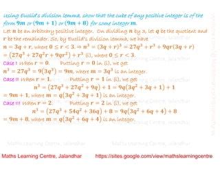 Class Chapter Real Numbers Euclid S Division Lemma And Algorithm HCF Lecture PDF