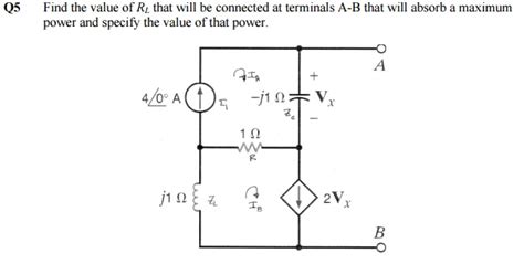 solved find the value of rl that will be connected