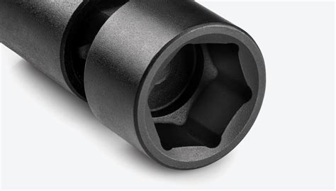 3 8 Inch Drive U Joint Impact Socket Set With Rail 19 Piece Tekton