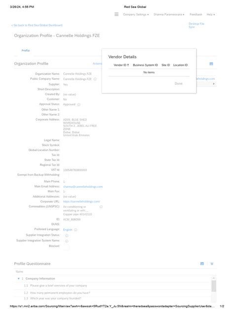 Sap Ariba Dashboard Pdf