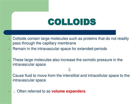 What Are Types Of Colloid Fluids At Christopher Elias Blog What Are Types Of Colloid Fluids At Christopher Elias Blog