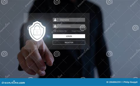 Concept Of Cyber Security Information Security And Encryption Secure Access To User S Personal