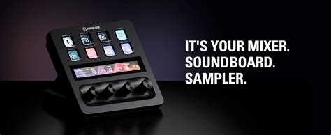 Elgato Stream Deck Xlr Audio Mixer And Controller Rear Xlr To Usb