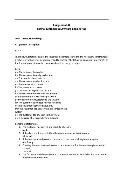 Solution Assignment Formal Method Studypool Solution Assignment Formal Method Studypool