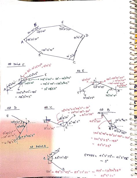 [solved] 5 azimuth for line fa is given determine the course hero